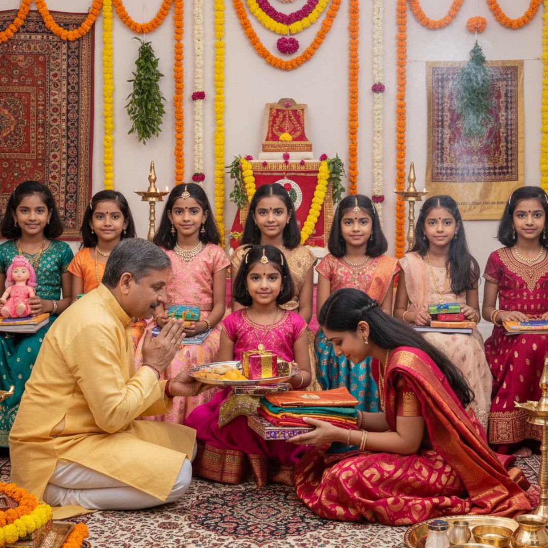 Navami Kanya Pujan Shardiya Navratri 2025: Date, Shubh Muhurat, Significance And Puja Vidhi