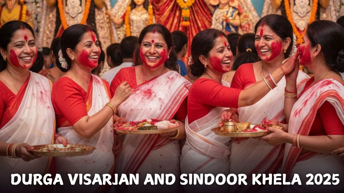 Durga Visarjan Bijoya Dashami 2025: Check Sindoor Khela Date, Timings ...