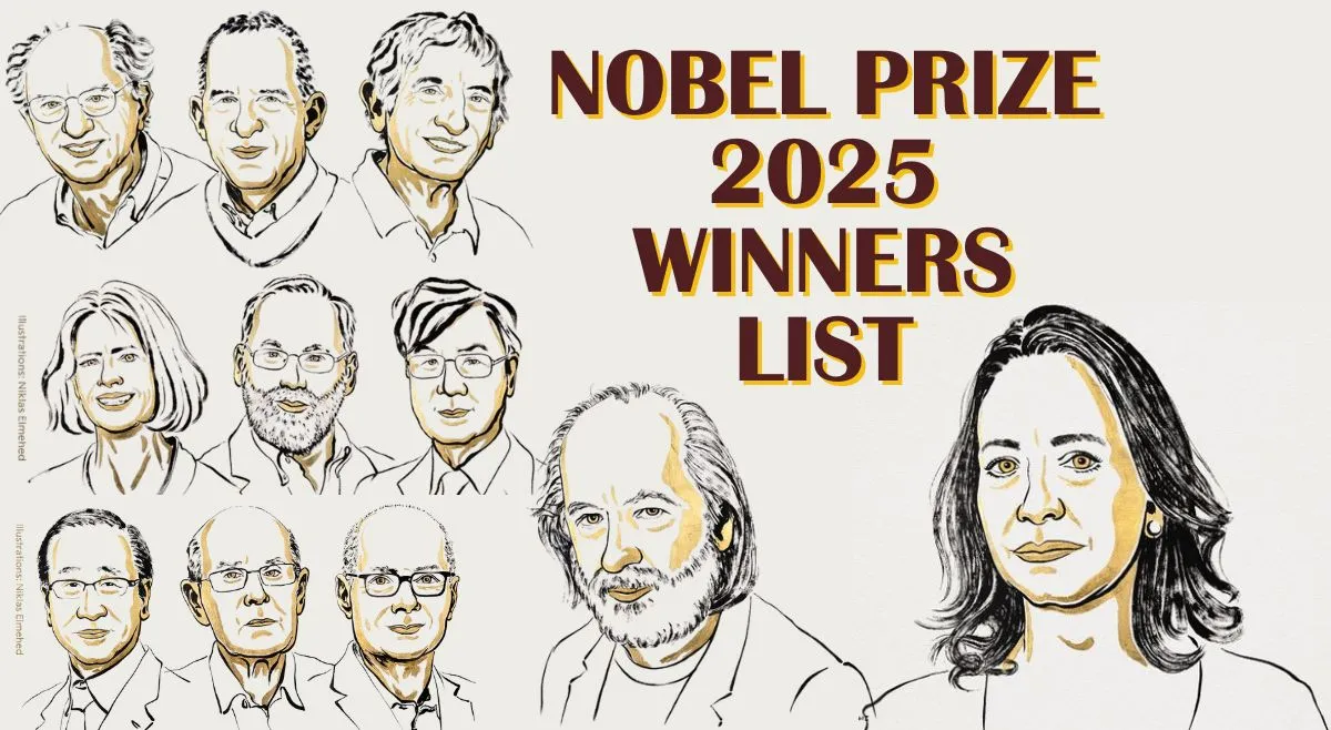 Nobel Prize 2025 Winners: Check Full List Of Category-Wise Winners ...