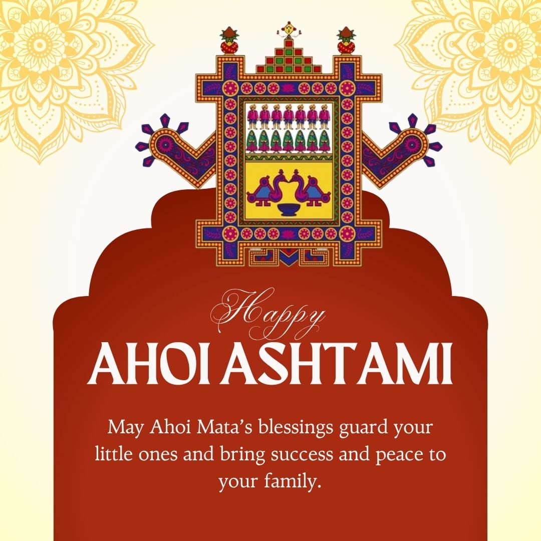 Happy Ahoi Ashtami 2025: 30+ Wishes, Quotes And Greeting Messages With ...