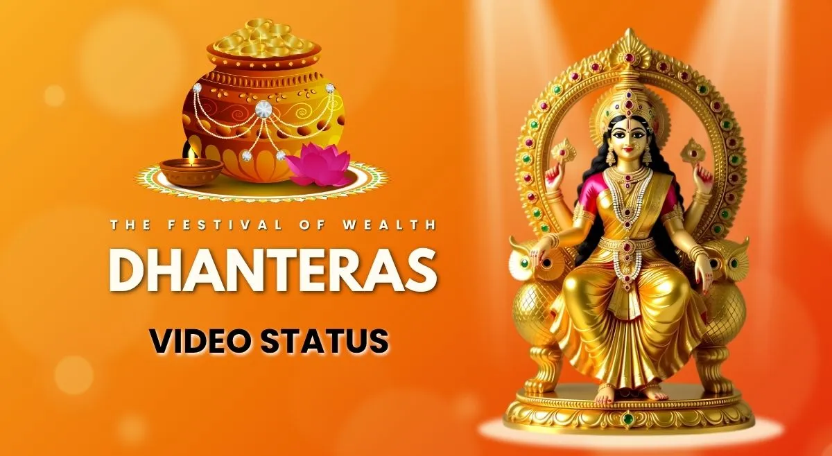 Happy Dhanteras 2025 Video Status: Share Divine Blessings Of Goddess ...