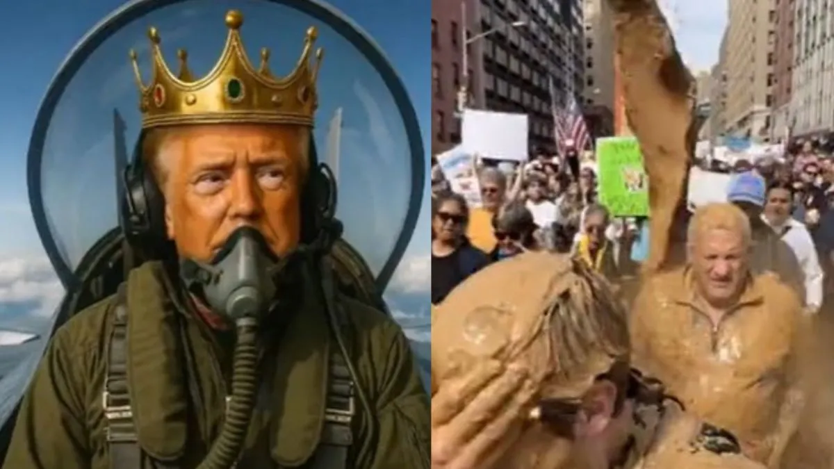 ‘Just Cleaning Up Mess': Trump Posts AI Video Of Himself As King ...