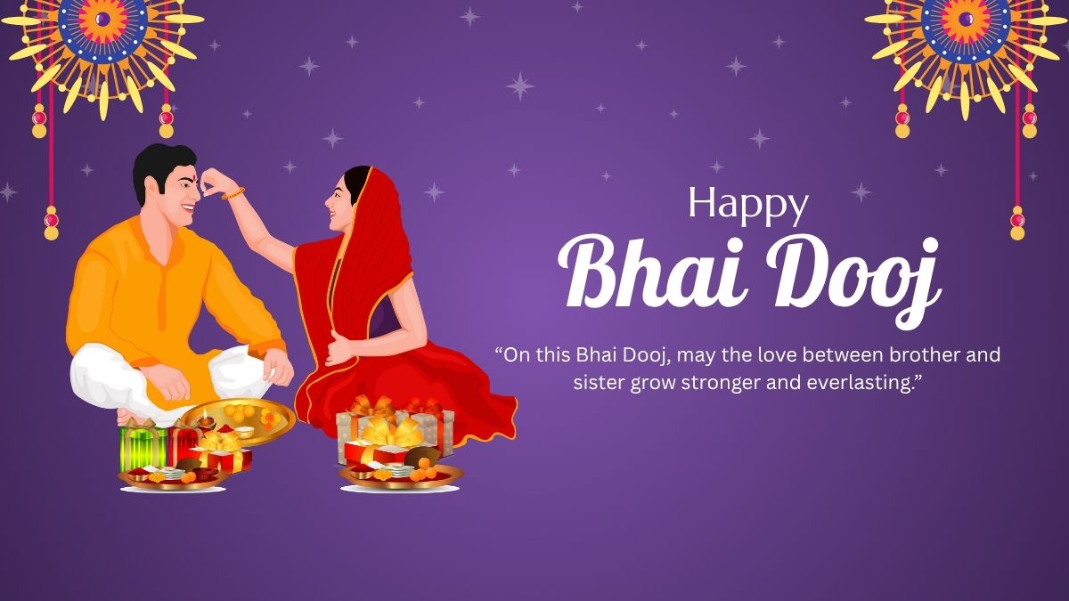 Happy Bhai Dooj 2025 Wishes: 50+ Messages, Quotes, HD Images, WhatsApp ...