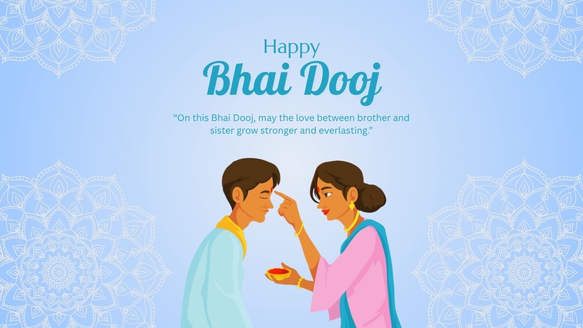 Happy Bhai Dooj 2025 Wishes: 50+ Messages, Quotes, HD Images, WhatsApp ...
