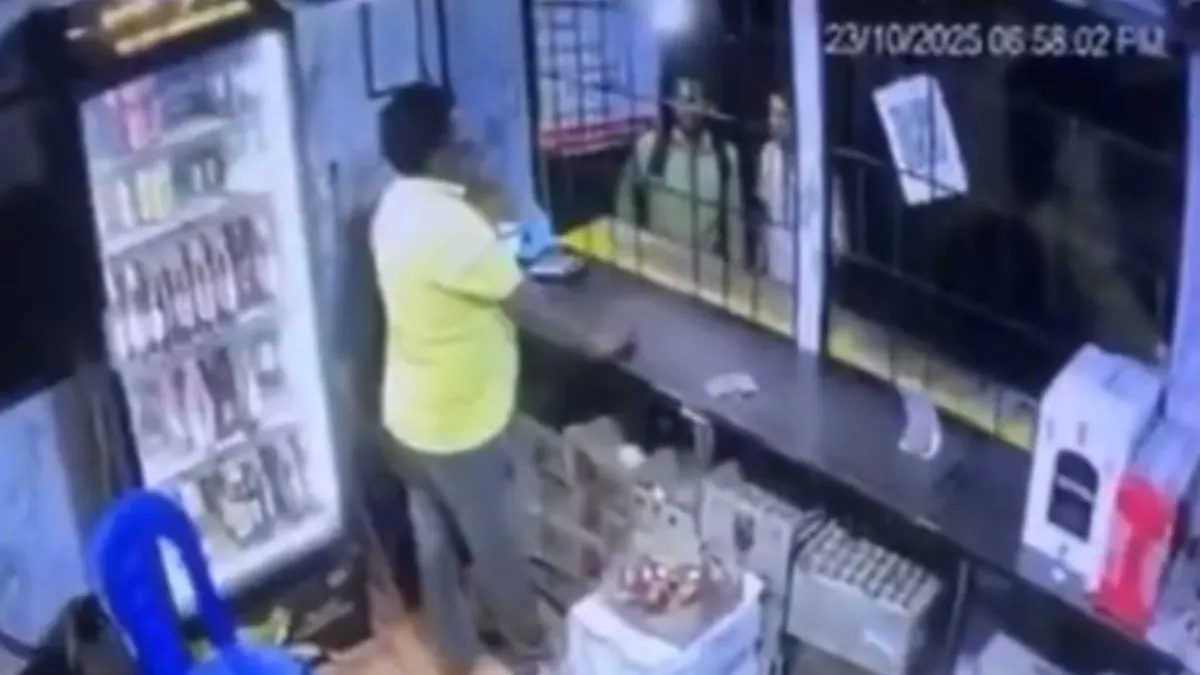 Kurnool Bus Accident: CCTV Shows Biker Purchasing Alcohol Hours Before ...