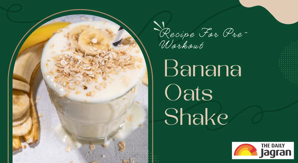 Easy Banana Oats Shake Recipe: How To Make High-Protein Banana Smoothie ...