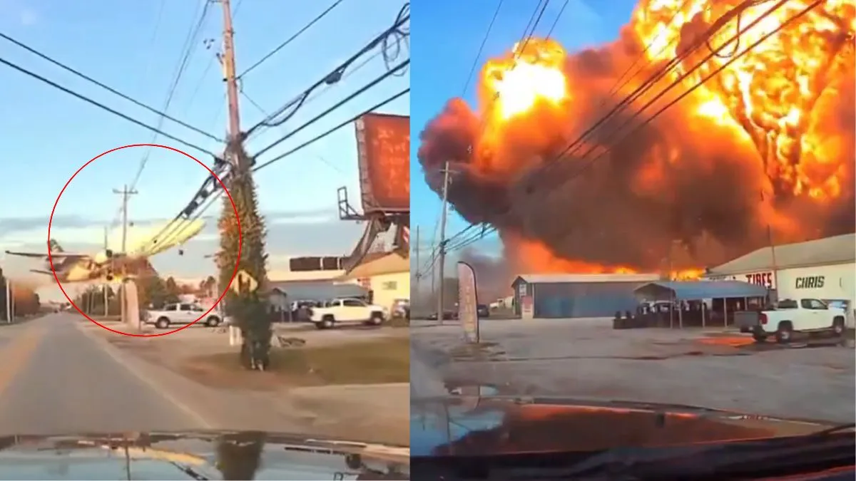 Kentucky Plane Crash: New Video Shows UPS Plane Roll, Explode In ...