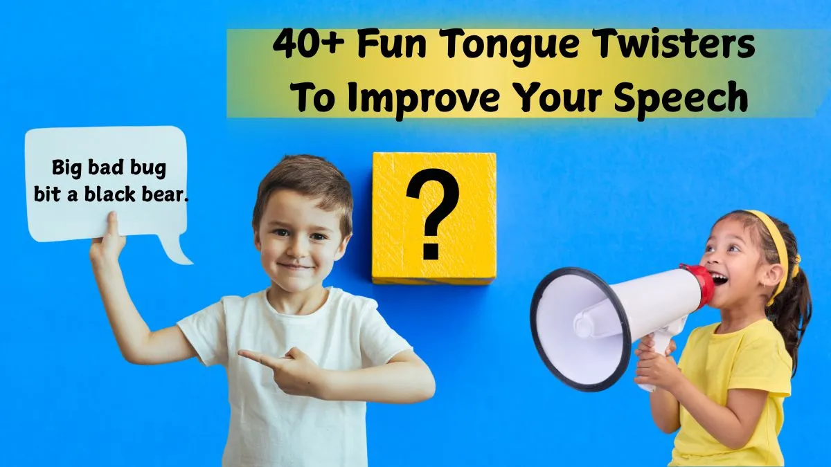 40+ Fun Tongue Twisters To Sharpen Your Speaking Skill | International ...