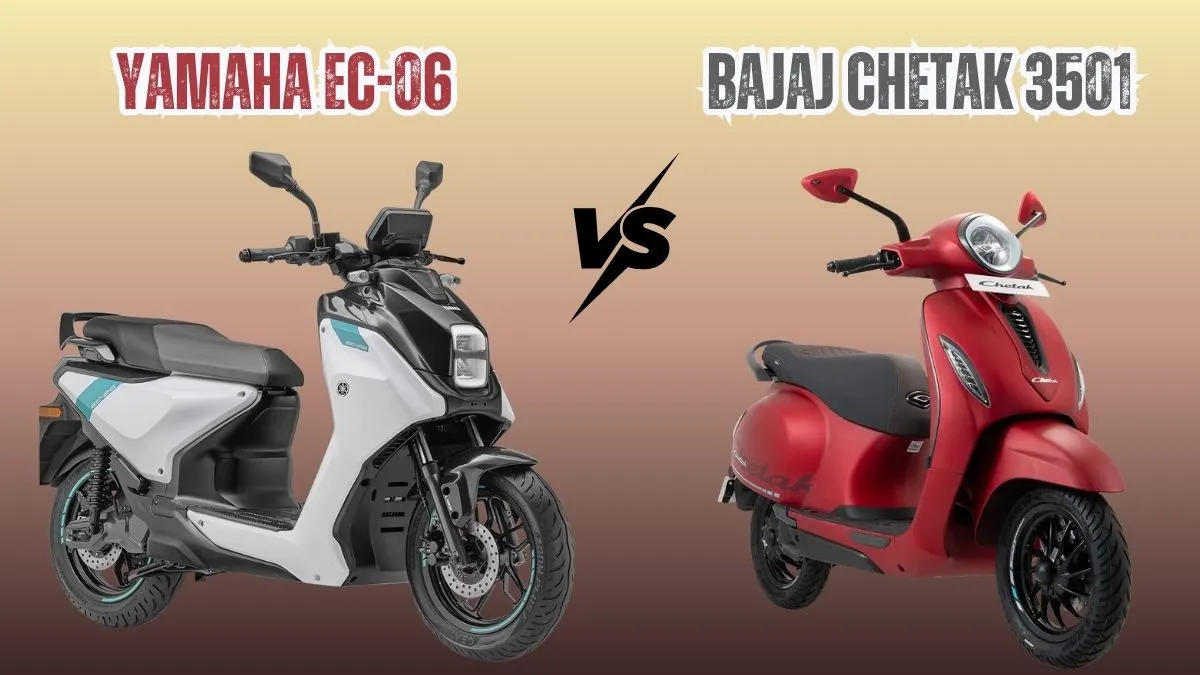 Bajaj Chetak 3501 Vs Yamaha EC-06 Comparison: Price, Range And More