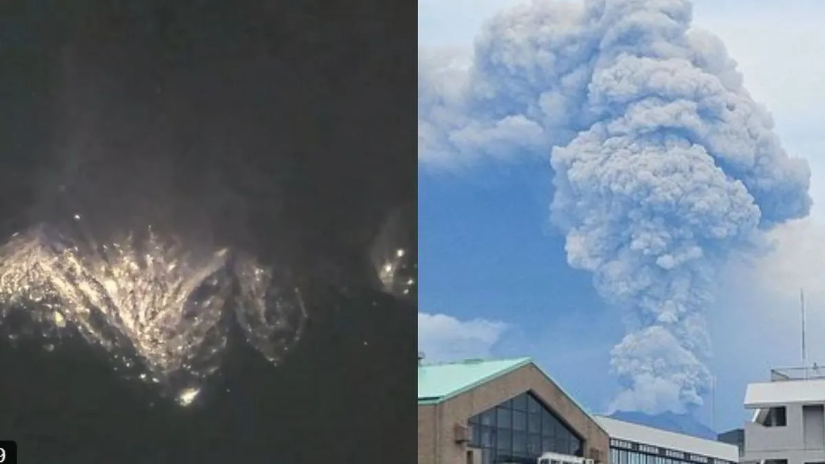 Massive Eruption At Japan’s Sakurajima Volcano Spews 4,400m Ash Cloud ...