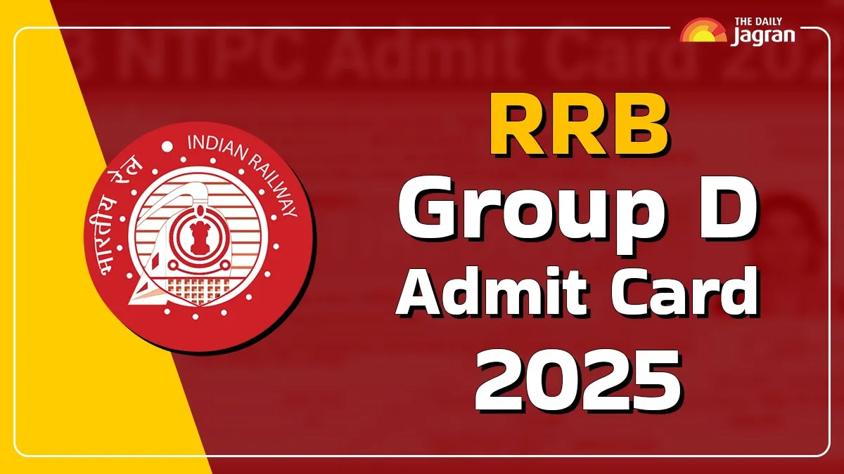 RRB Group D Exam 2025: Group D City Initimation Slip & Admit Card To Be ...