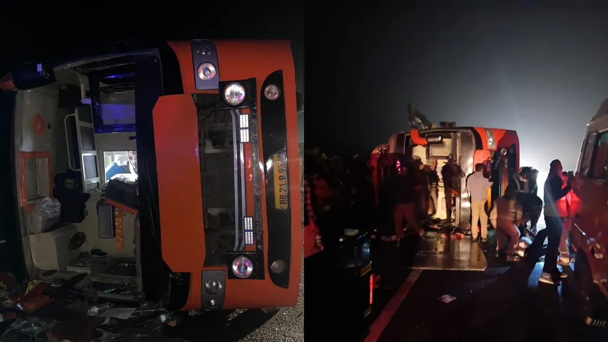 UP Bus Accident: 3 Dead, Around 20 Injured After Delhi-Siwan Bus ...