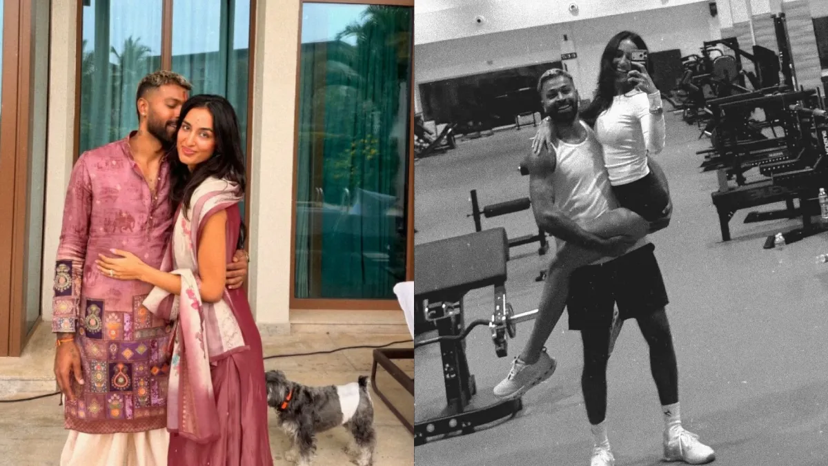 Hardik Pandya Lifts Rumoured Girlfriend Mahieka Sharma In His Arms In ...