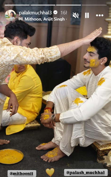 Inside Smriti Mandhana And Palash Muchhal Haldi Ceremony: Palak Muchhal ...