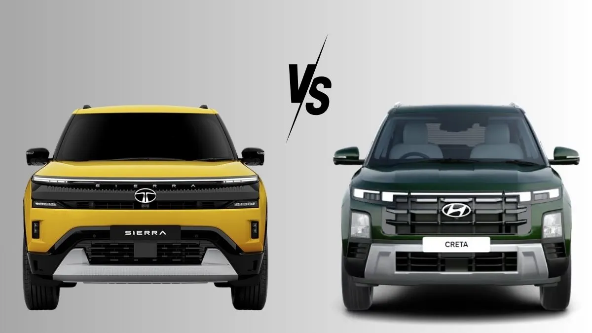 Tata Sierra Vs Hyundai Creta Comparison: Price And Engine Specs