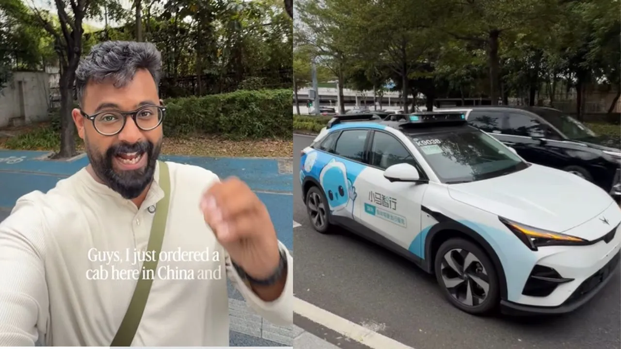Man Stunned As China’s Robot Taxi Picks Him Up, Internet Amazed By ...
