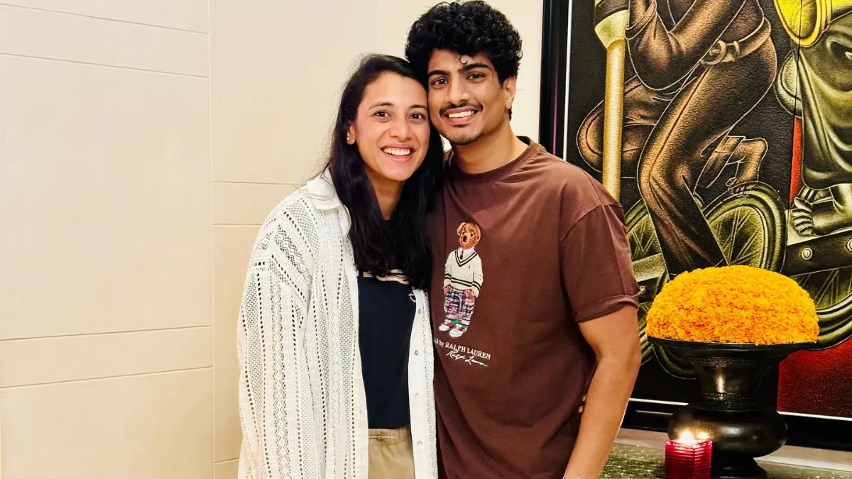 Palaash Muchhal And Smriti Mandhana Add Matching ‘Evil Eye’ Emojis To ...