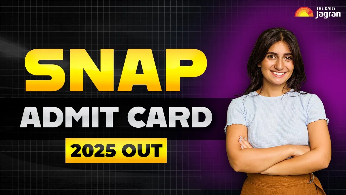 SNAP Admit Card 2025 OUT: Steps To Download Test 1 Hall Tickets At ...