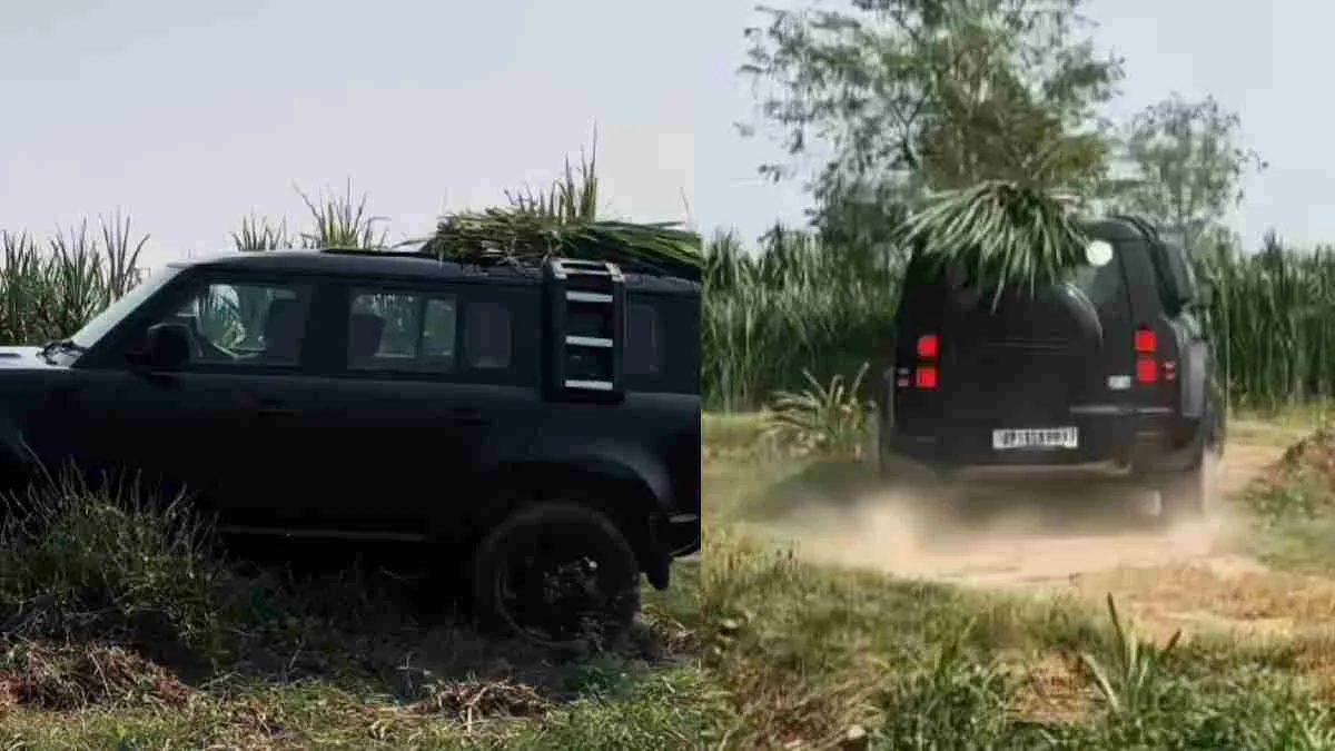 Watch: Land Rover Defender Worth Rs 1.5 Crore Seen Hauling Fodder From ...
