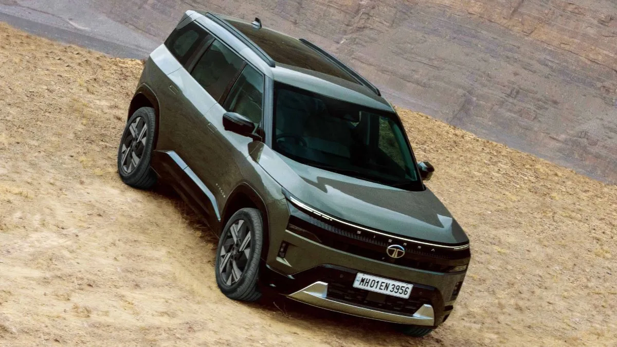 2025 Tata Sierra Adventure Variant Spied Testing: Gets Single-Screen ...