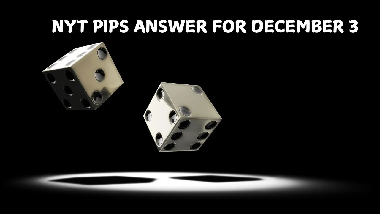 December 3 NYT Pips Game Guide: Crack Today's Code With Easy Hints ...