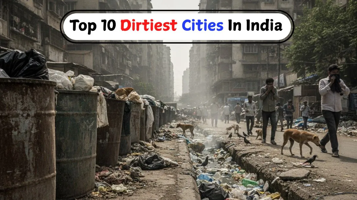 List Of Top 10 Dirtiest Cities In India In 2025: Madurai Tops The List ...