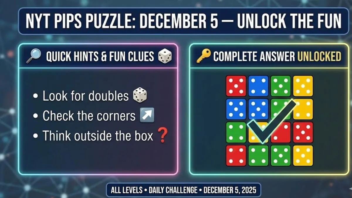 Beat NYT Pips December 5 In Minutes: Easy Hints, Tips And Every Level’s ...