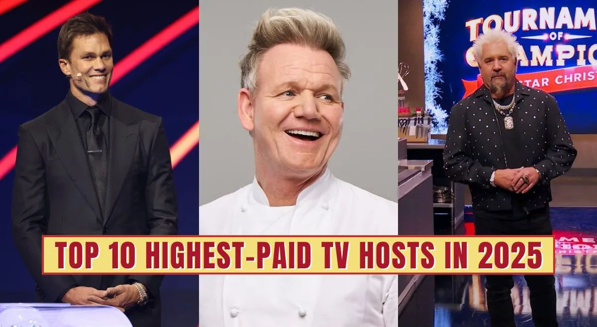 Top 10 Highest-Paid TV Hosts In 2025: Tom Brady, Gordon Ramsay And Others