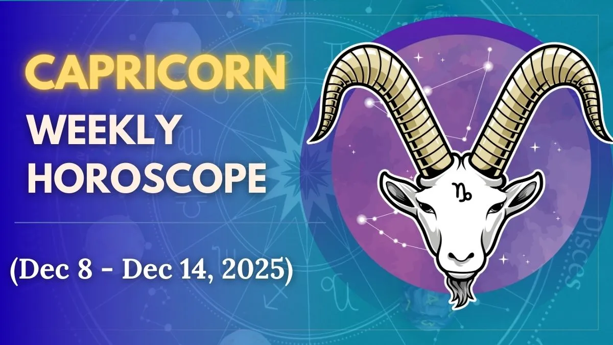 Weekly Horoscope Capricorn (December 8 - December 14): Steady Progress ...