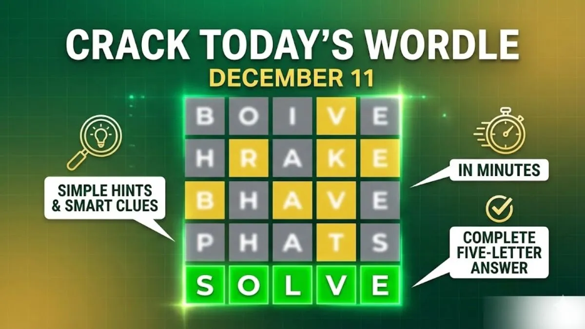 Crack Today’s Wordle December 11 In Minutes With Simple Hints, Smart ...