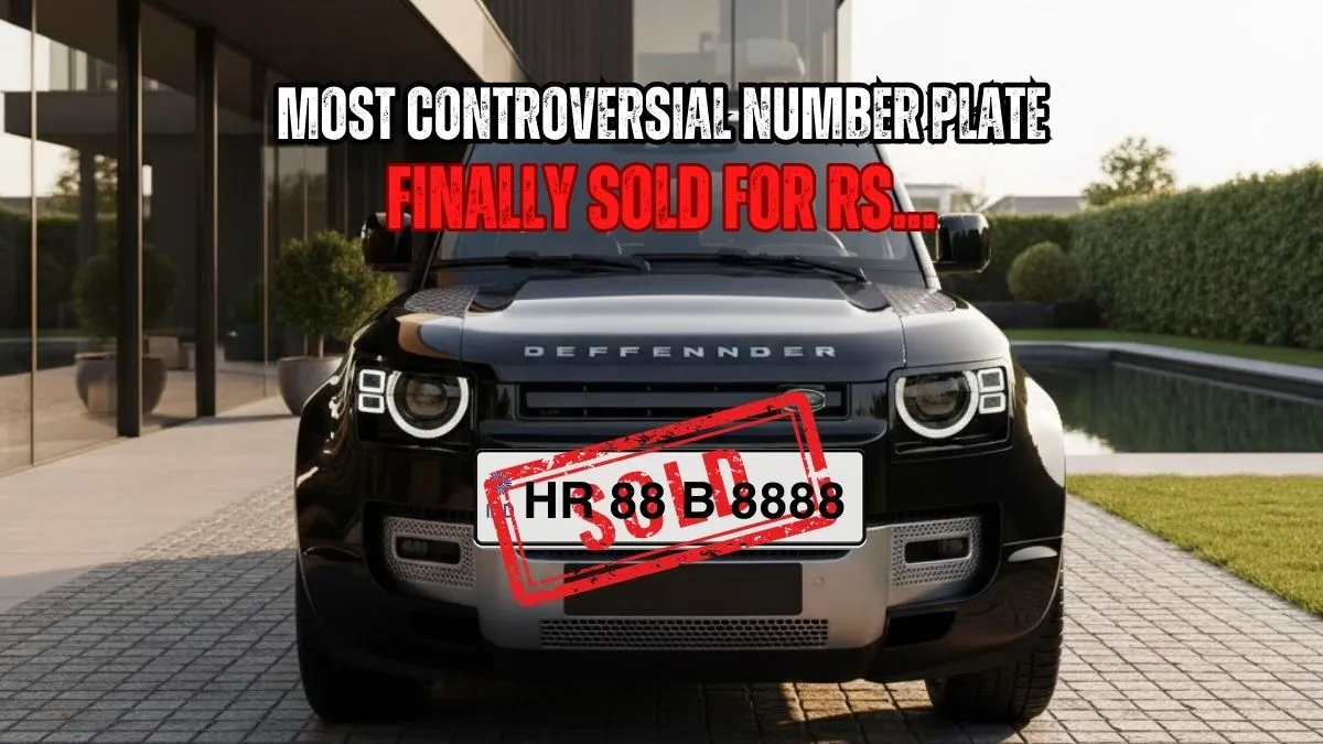 Controversial India’s Most Expensive Number Plate ‘HR88B8888’ Auctioned ...
