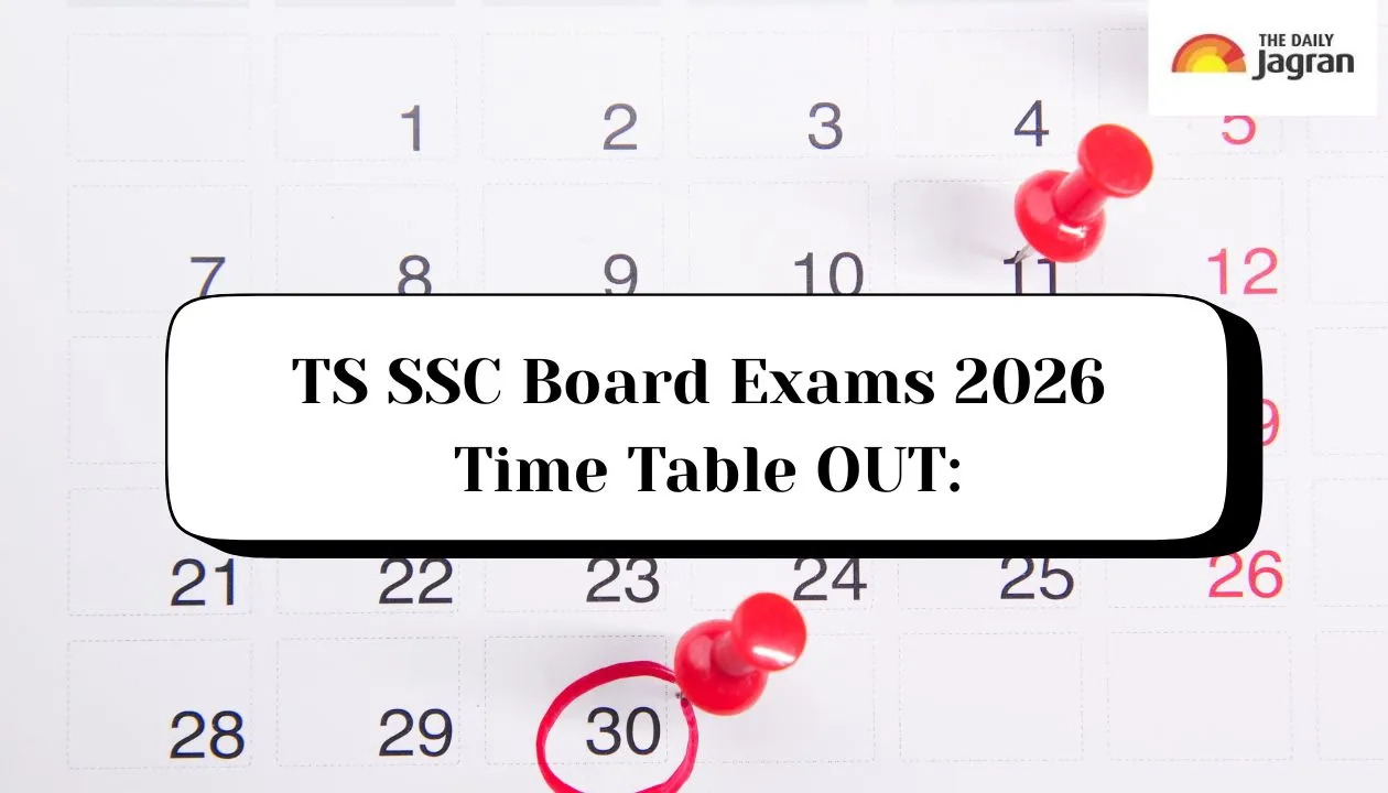 TS SSC Board Exams 2026 Time Table OUT: Check Full Class 10th Exam ...