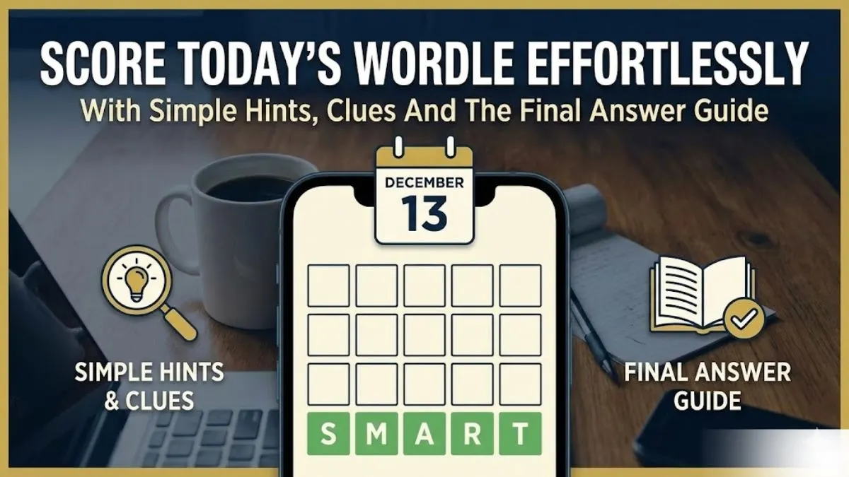 Solve Today’s December 13 Wordle Effortlesly With Simple Hints, Clues ...