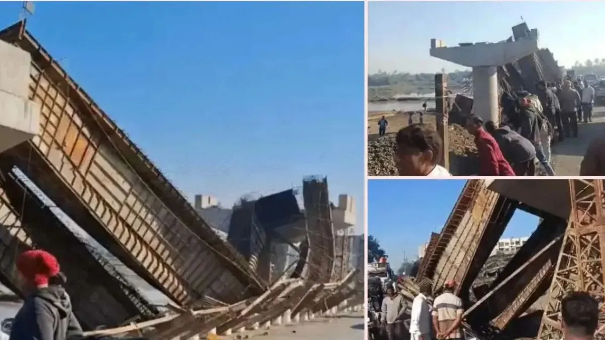 Gujarat: Under-Construction Bridge Collapses In Valsad; Four Injured ...