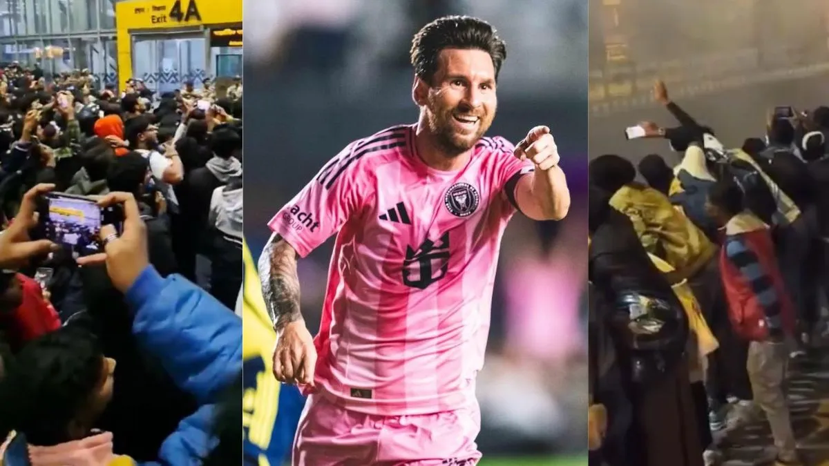 Lionel Messi Arrives In India After 14 Years For GOAT Tour, Receives ...