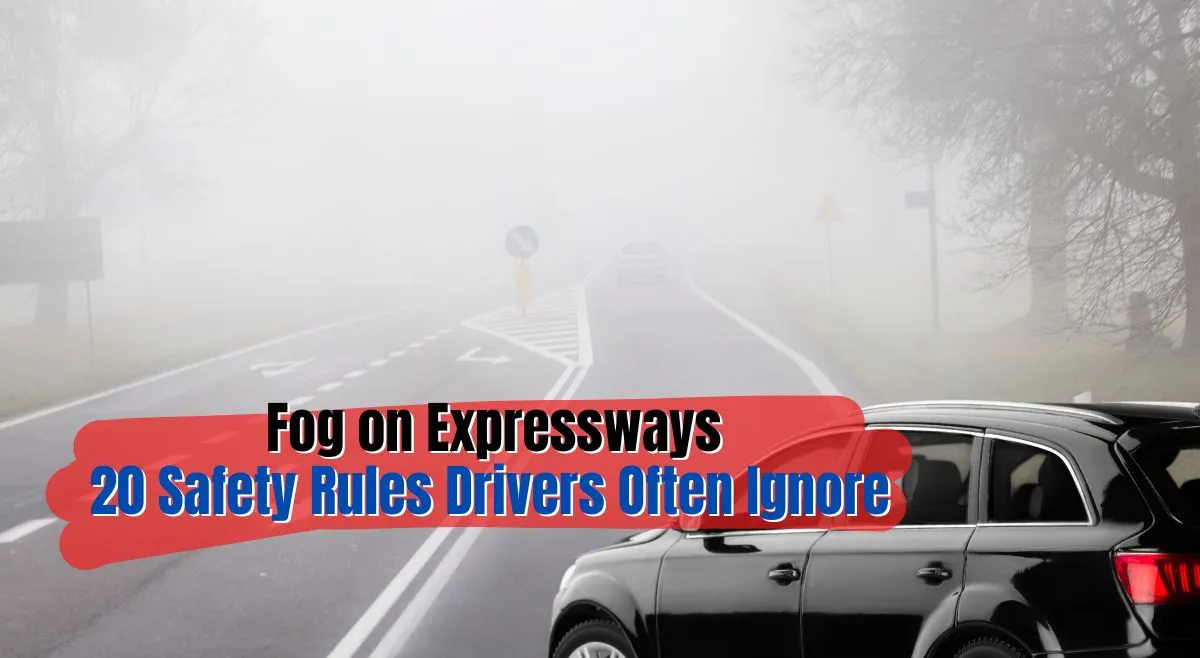 List Of 20 Safety Rules Drivers Often Ignore While Driving Through Fog ...