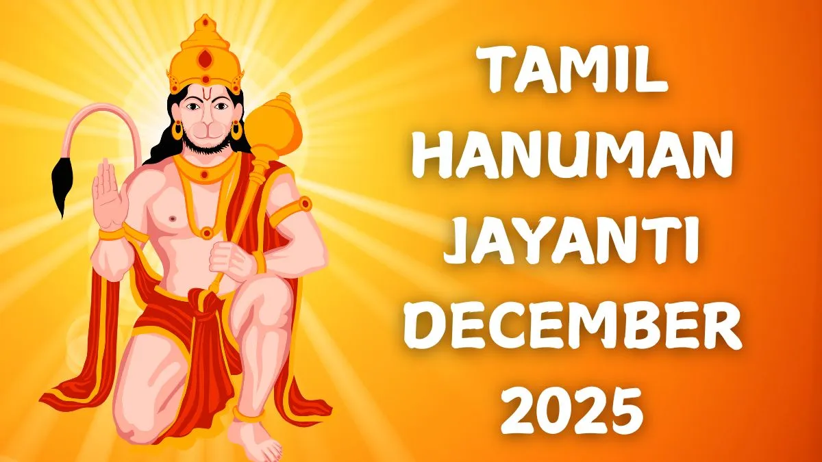 Tamil Hanuman Jayanti 2025: Date, Time, Significance And Rituals For ...