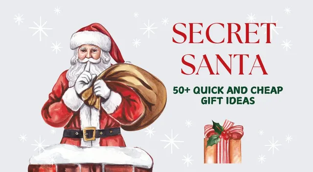 50+ Quick And Cheap Secret Santa Gift Ideas To Bring A Wide Smile On ...