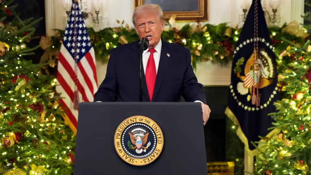 'I Inherited A Mess, And I'm Fixing It': Trump In White House Speech ...