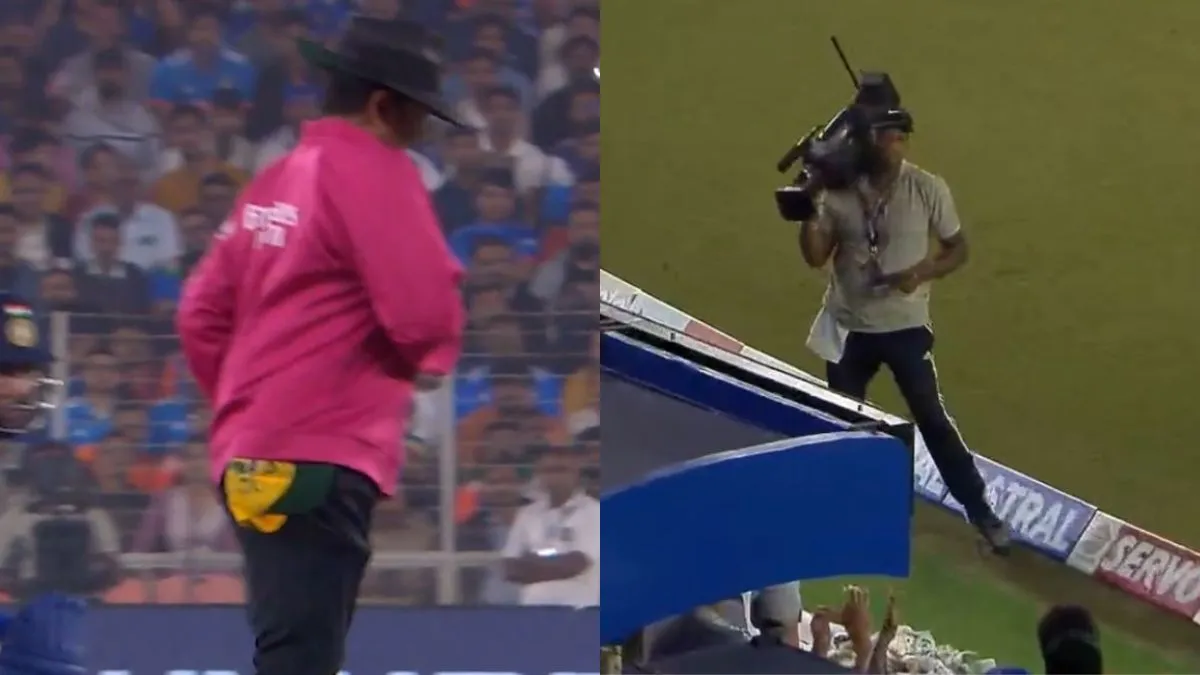 IND vs SA 5th T20I: Sanju Samson's Powerful Shot Injures Umpire Rohan ...