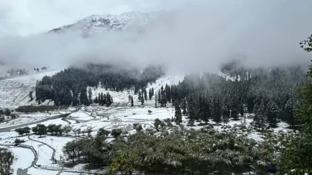 WATCH: Sonmarg Transformed Into Winter Wonderland With Fresh Snowfall ...