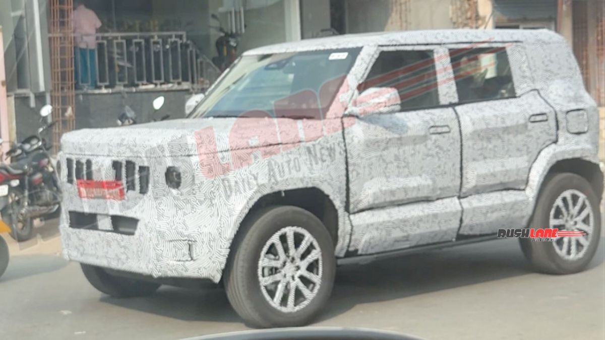 2026 Mahindra Vision S SUV Spied: ‘Baby Scorpio’ To Get Dual Screen ...