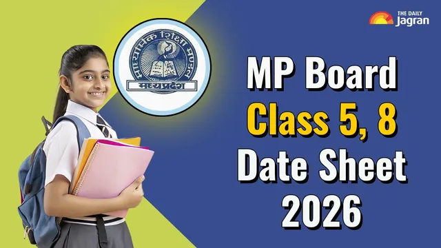 MP Board Date Sheet 2026: MPBSE Releases Class 5th, 8th Board Exam Schedule; Check Subject-Wise ...