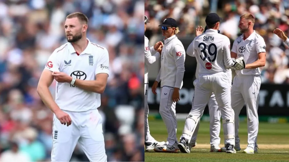Ashes 2025-26: England's Pacer Gus Atkinson Ruled Out Of Fifth Test Due ...