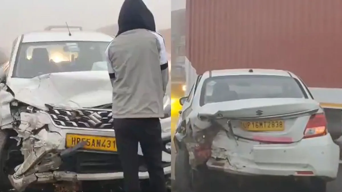 Delhi-Sonipat Road Accident: Multiple Vehicles Collide Near Haryana’s ...