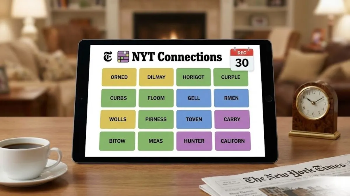 Can’t Solve NYT Connections December 30? Get Easy Hints, Smart Clues ...