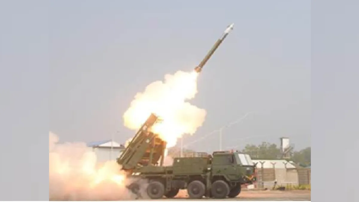 DRDO Successfully Conducts Maiden Flight Test Of Pinaka Long Range ...