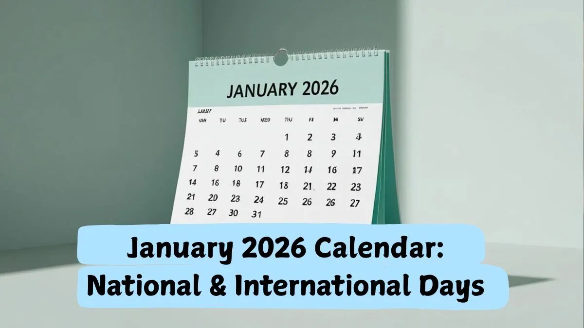 Full List Of Important National And International Days In January 2026 ...