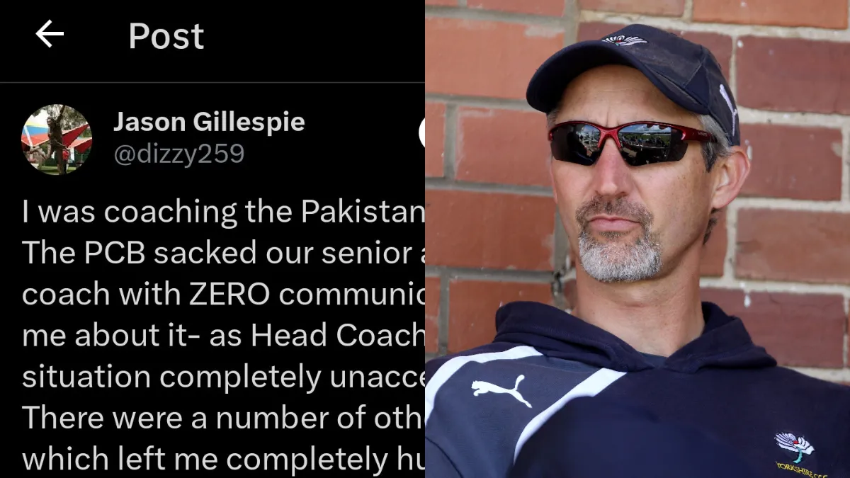 Pakistan's Former Head Coach Jason Gillespie Accuses PCB Of Humiliating ...