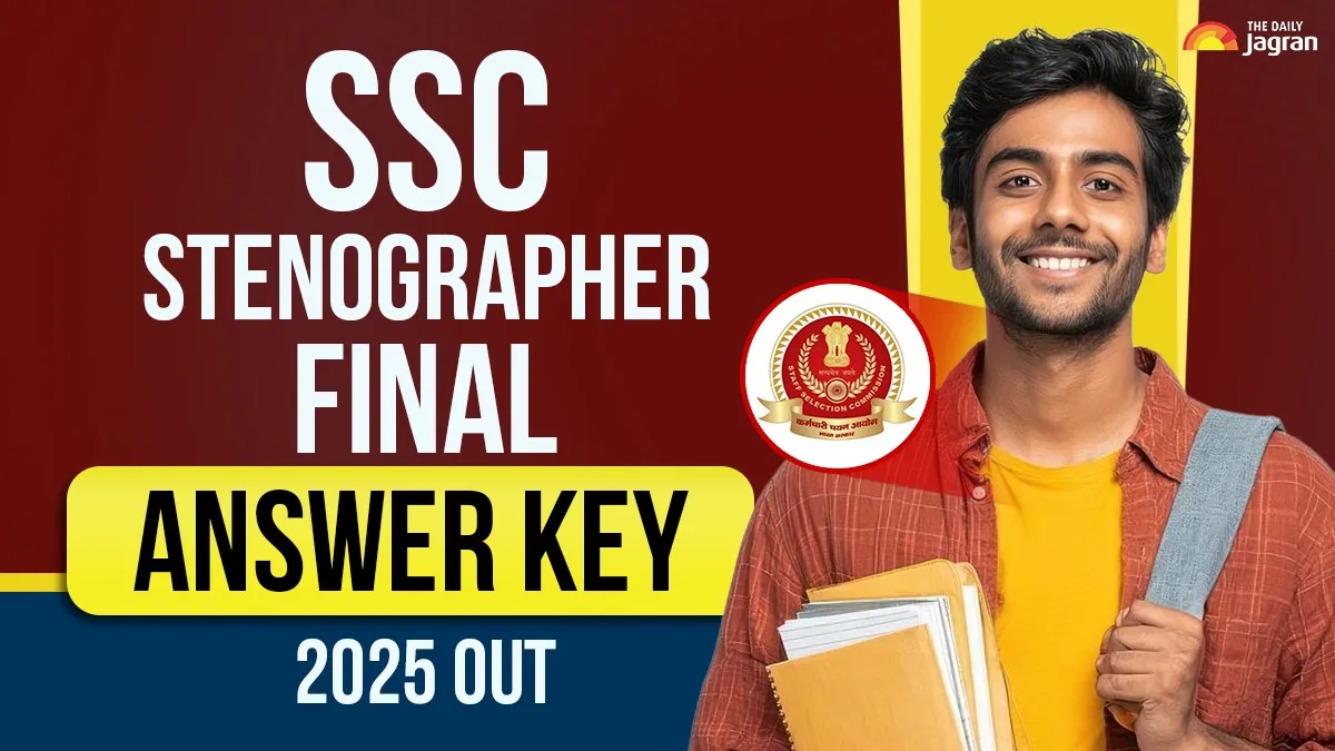 SSC Stenographer Group C, D Final Answer Key 2025 OUT At ssc.gov.in: Direct Link Here